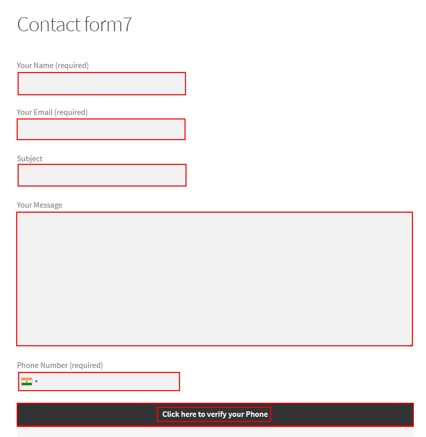 OTP Verification For Contact Form 7. - Plugins - miniOrange
