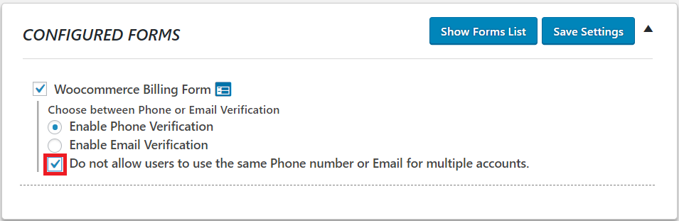 OTP Verification For WooCommerce Billing Address Update Form - Plugins - miniOrange
