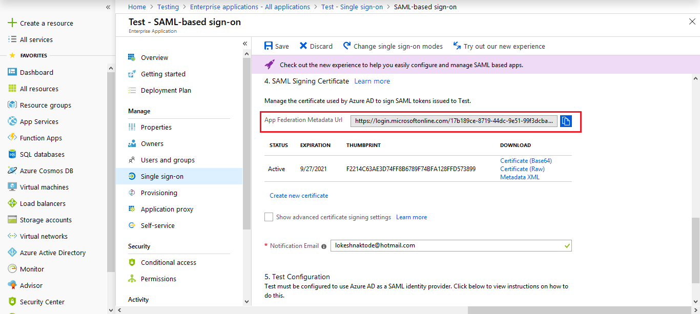 Joomla SAML Single Sign On (SSO) using Azure AD as IdP