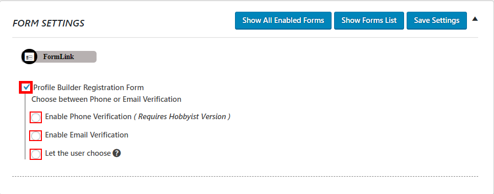 OTP Verification For Profile Builder Registration Form - Plugins - miniOrange