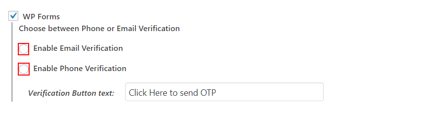 OTP Verification For WP Forms - Plugins - miniOrange