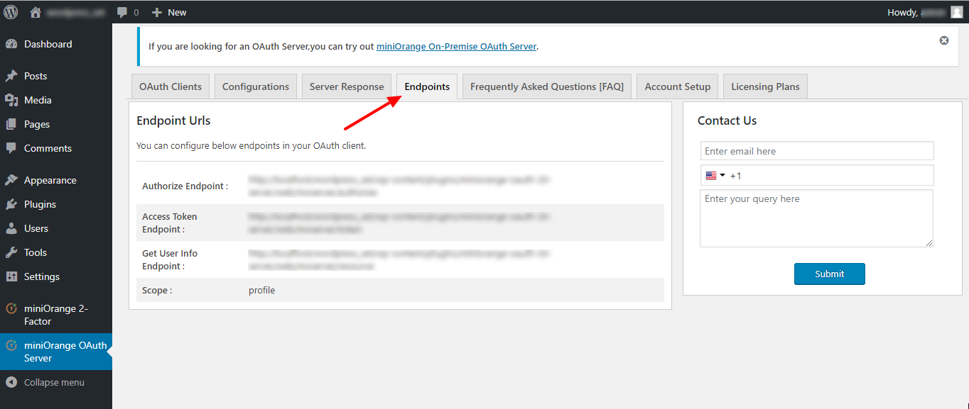 Guide To Setup Wordpress As A Identity Server Oauth Wordpress Plugin