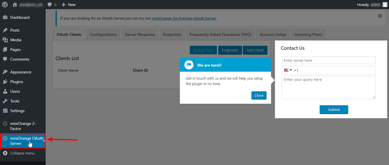 Guide To Setup Wordpress As A Identity Server Oauth Wordpress Plugin