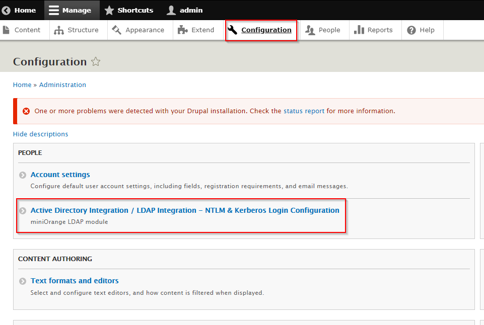 Step By Step Guide To Configure Ldap Ad Integration Module For Drupal Plugins Miniorange