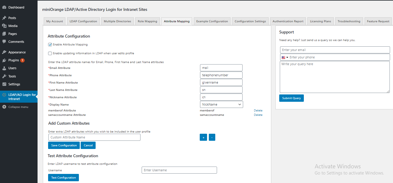 Step By Step Guide To Configure Miniorange Ldap Login Premium Plugin For Wordpress