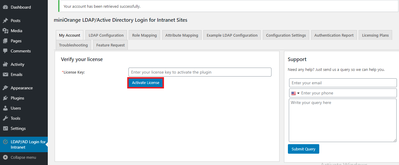 Step By Step Guide To Configure Miniorange Ldap Login Premium Plugin For Wordpress
