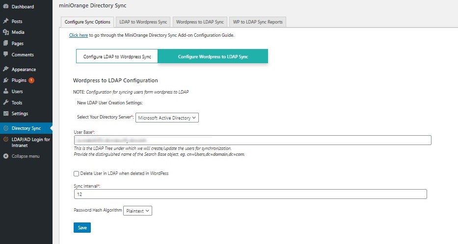 Step By Step Guide To Configure Miniorange Directory Sync Add On For Wordpress