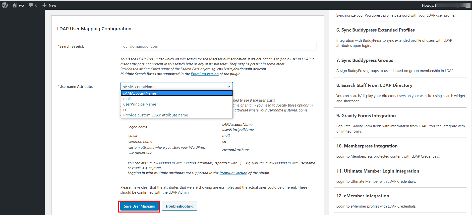 LDAP|Active Directory Login for Intranet Sites