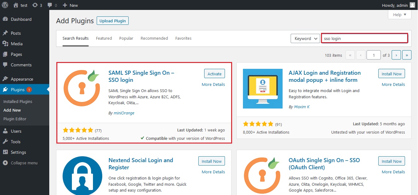 WordPress SAML Single Sign On Guides | miniOrange SAML SP SSO