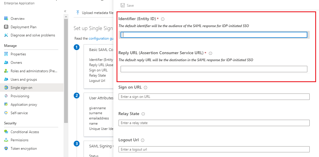 ASP.NET Single Sign On SSO using Azure AD as IDP