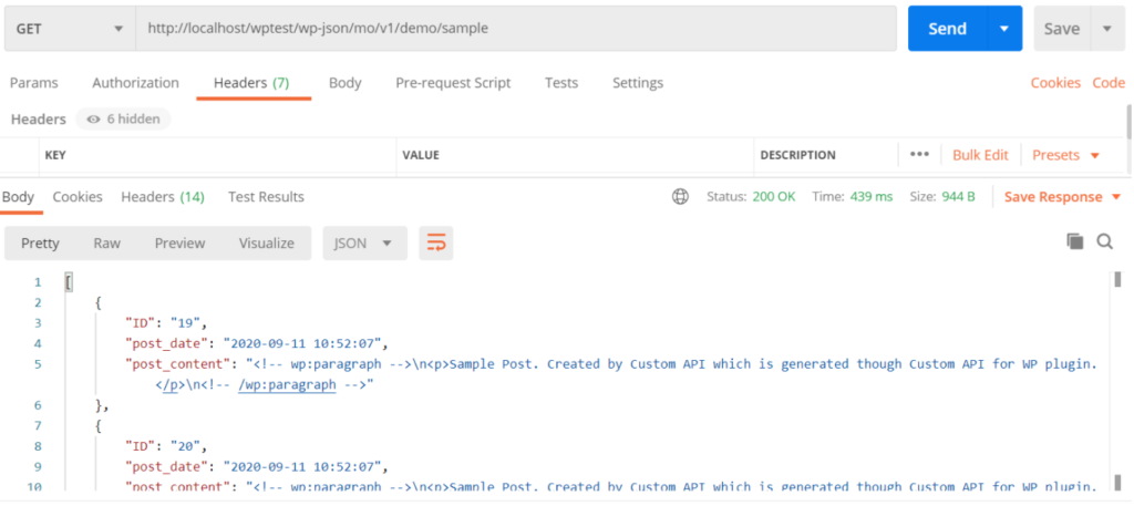 Custom REST API for WordPress | WordPress Custom REST API