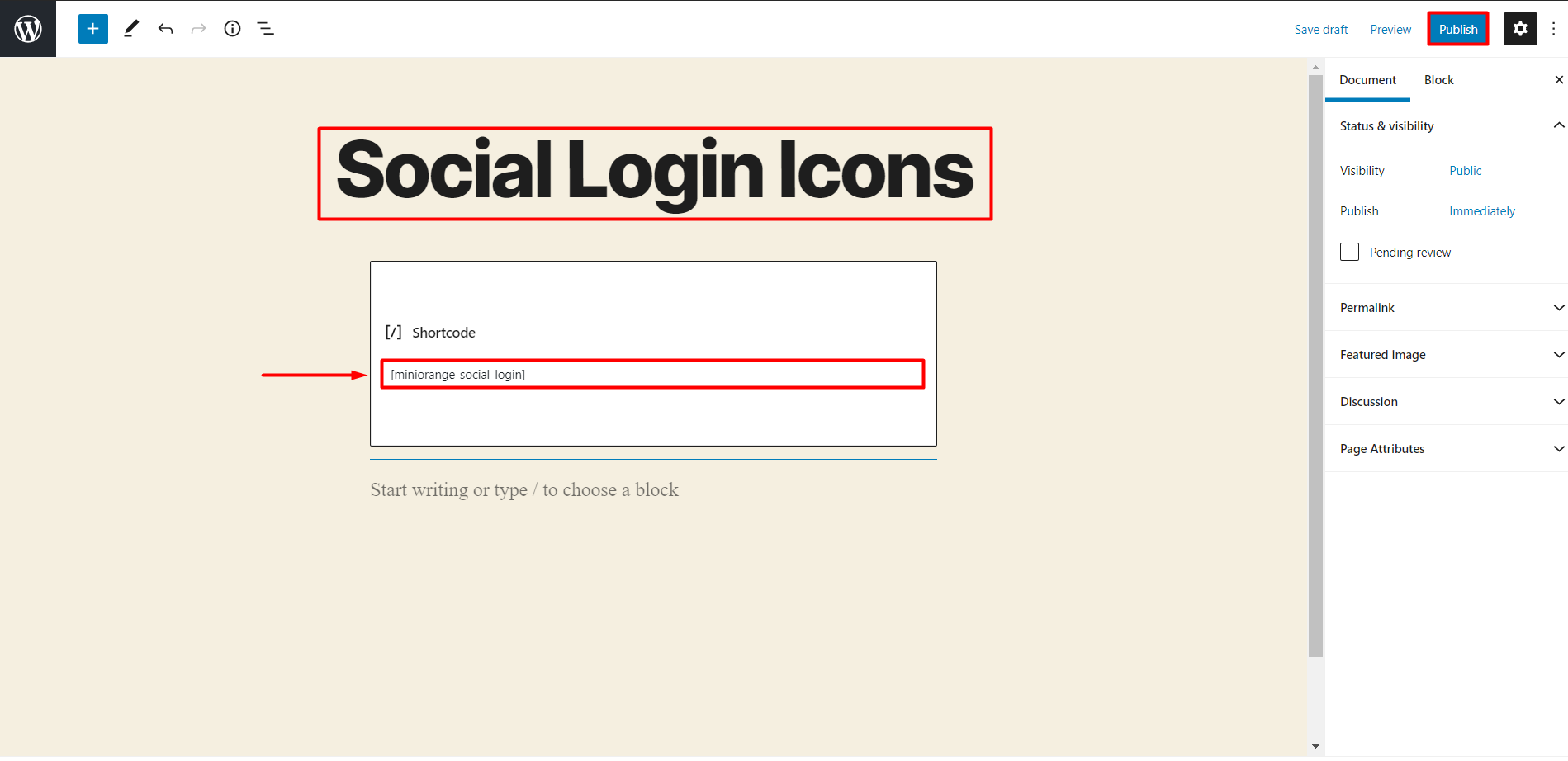 Guide To Display Social Login Icons using Shortcode In WordPress