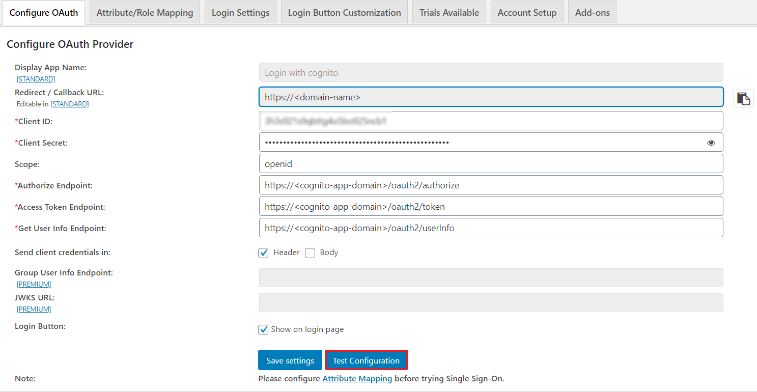 End To End Setup Guide Cognito Single Sign On To Wordpress