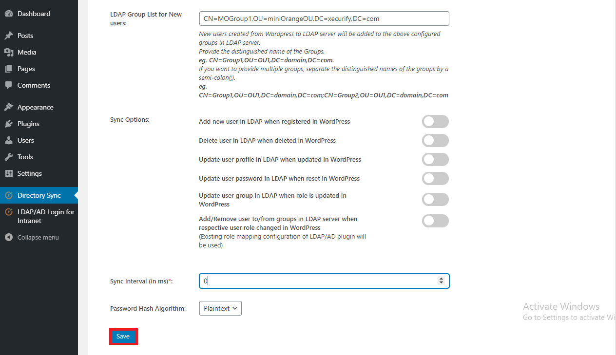 Step By Step Guide To Configure Miniorange Directory Sync Add On For Wordpress