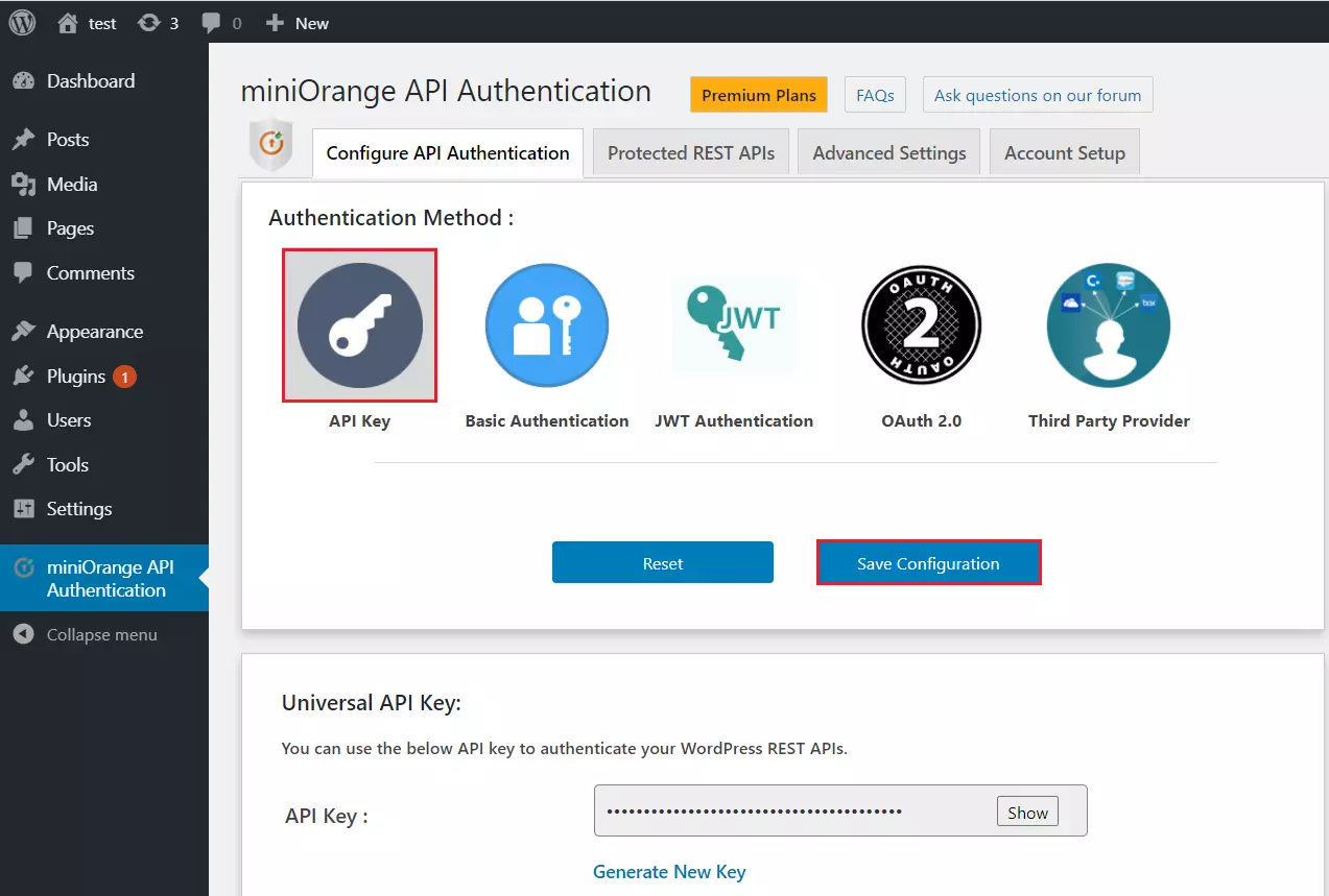 API Key Authentication for WordPress REST API | REST API Key Auth
