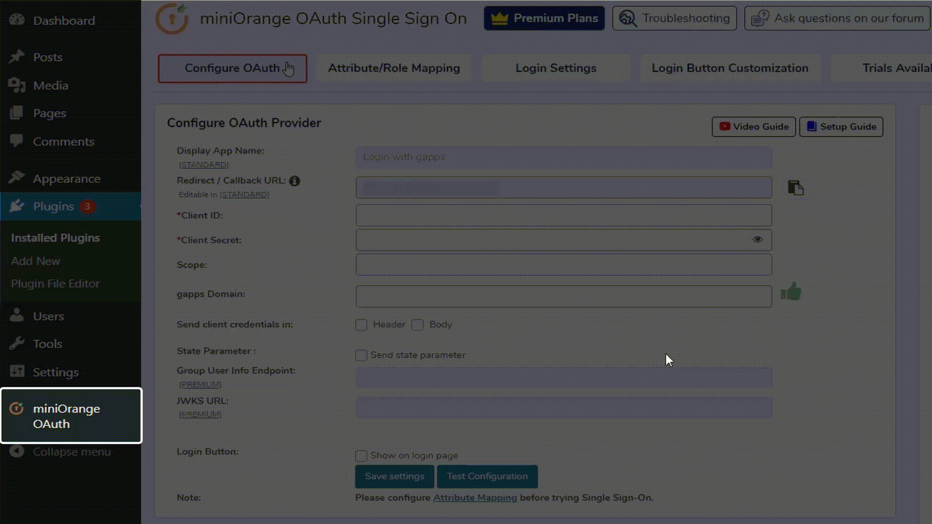 Wordpress Single Sign-On (SSO) with OAuth | WordPress SSO