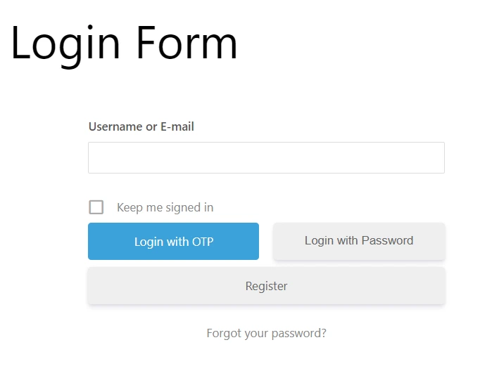 WooCommerce | Ultimate Member | Wordpress login form with OTP